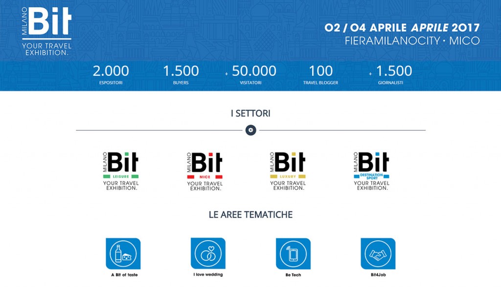 BIT Milano 2017, dal 2 al 4 Aprile presso Fieramilanocity - MiCo: info ...